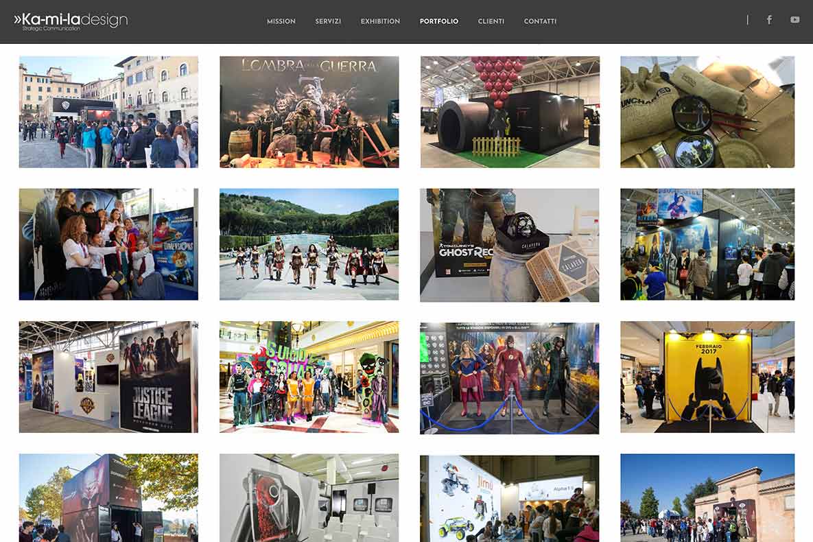 "Kamila Design" • Portfolio Trizero, agenzia web